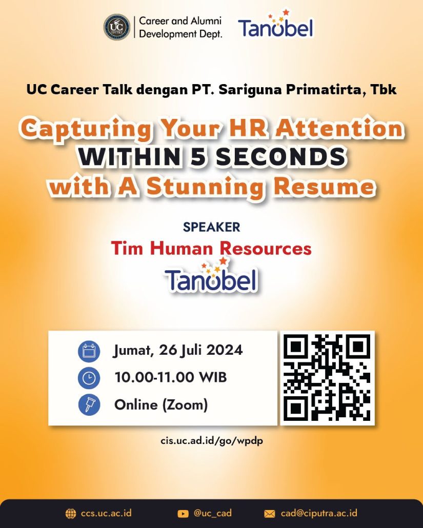 Career Talk with PT. Sariguna Primatirta (Tanobel) - Ikatan Keluarga ...
