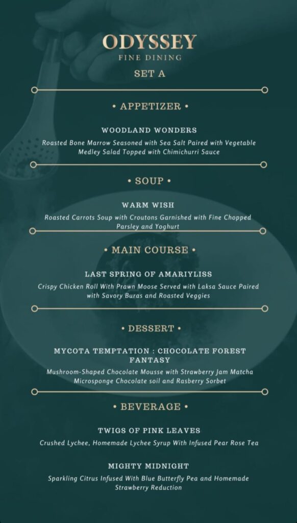 Odyssey Fine Dining - Universitas Ciputra