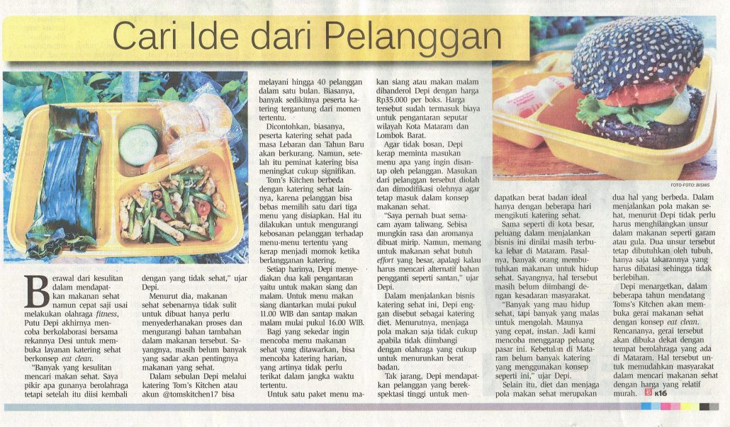 Cari Ide dari Pelanggan - Library