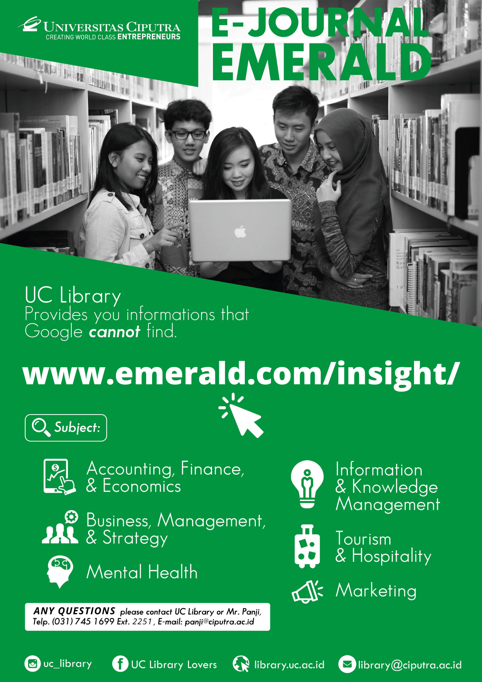 INFORMASI AKSES E-JOURNAL & E-BOOK EMERALD – Library