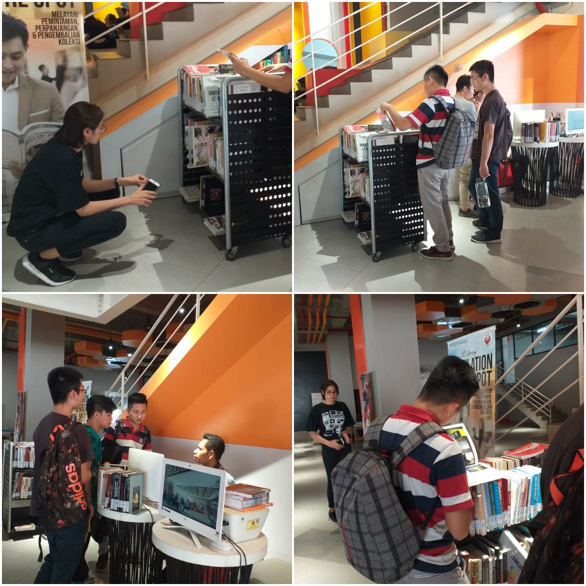 UC Library Circulation on the Spot at UC Tower - Library