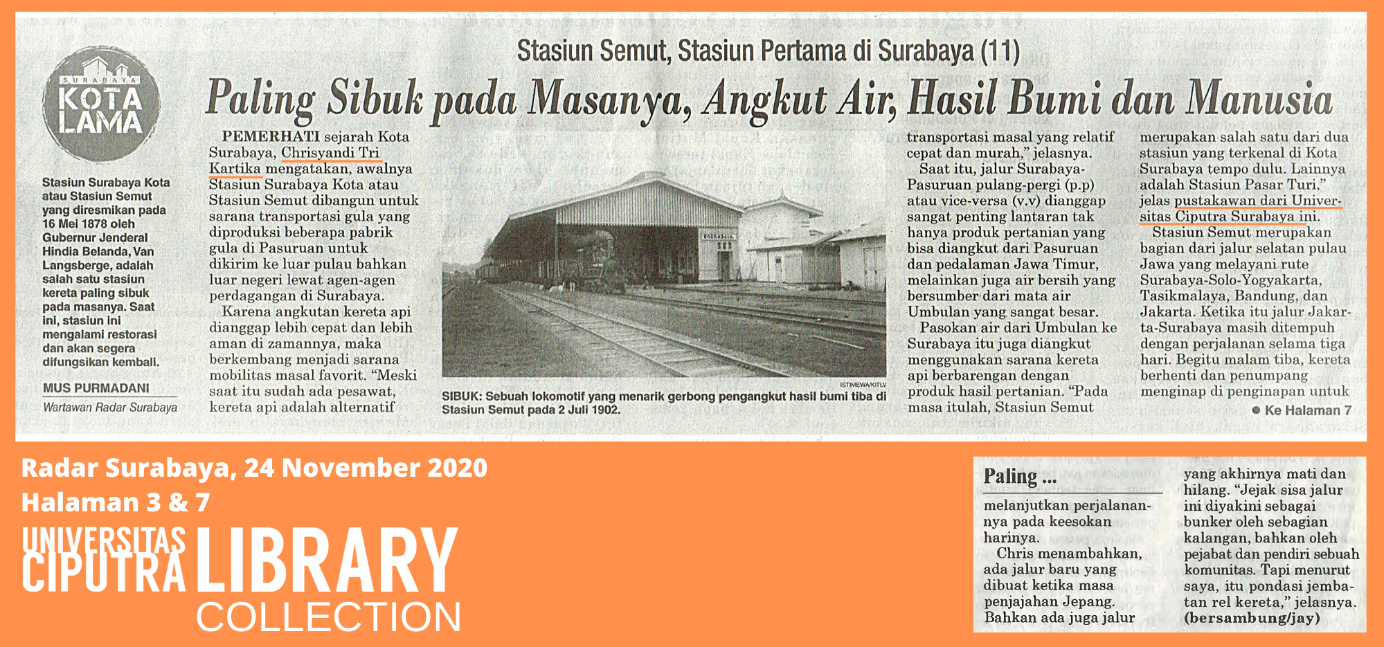 Stasiun Semut, Stasiun Pertama di Surabaya (11) Paling Sibuk pada ...