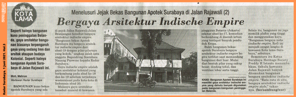 Menelusuri Jejak Bekas Bangunan Apotek Surabaya di Jalan Rajawali (2 ...