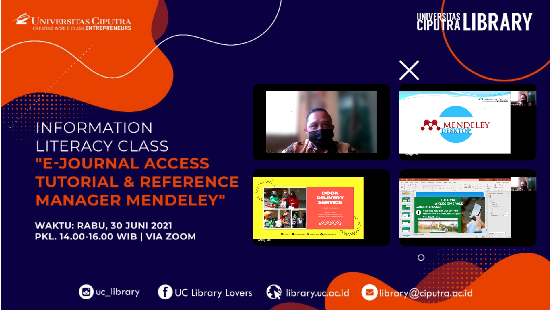E-JOURNAL ACCESS TUTORIAL & REFERENCE MANAGER MENDELEY" - Information ...