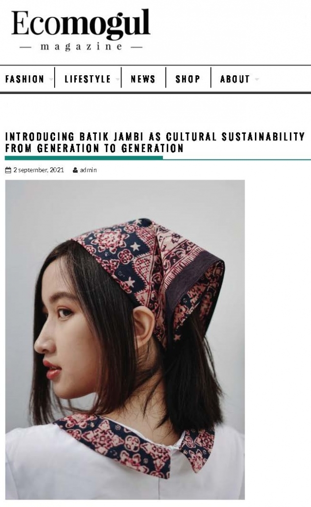 Introducing Batik Jambi as CulturalSustainability From Generation to ...