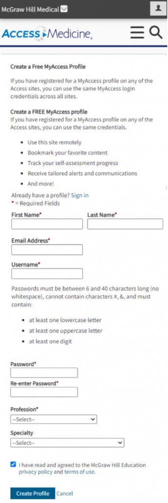 Akses Ebook McGraw Hill - Access Medicine - Library