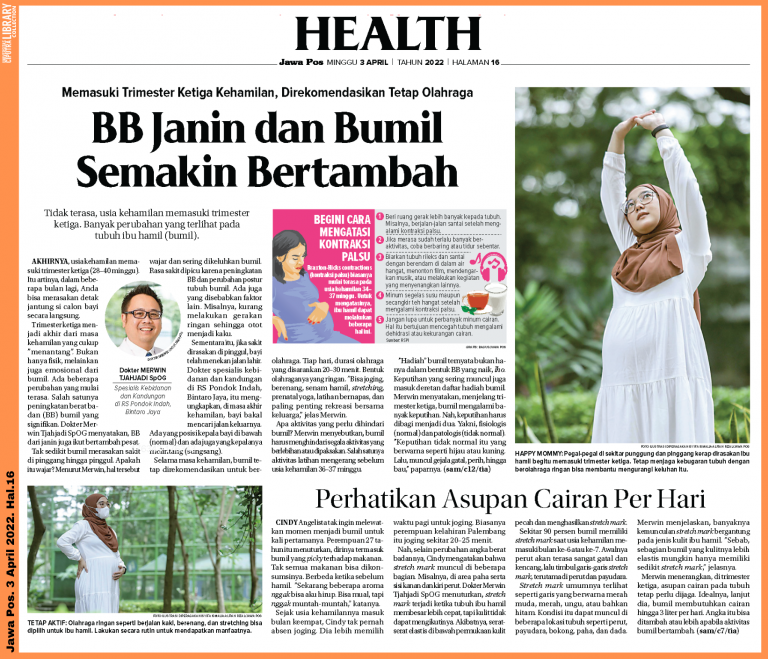 Memasuki Trimester Ketiga Kehamilan, Direkomendasikan Tetap Olahraga ...