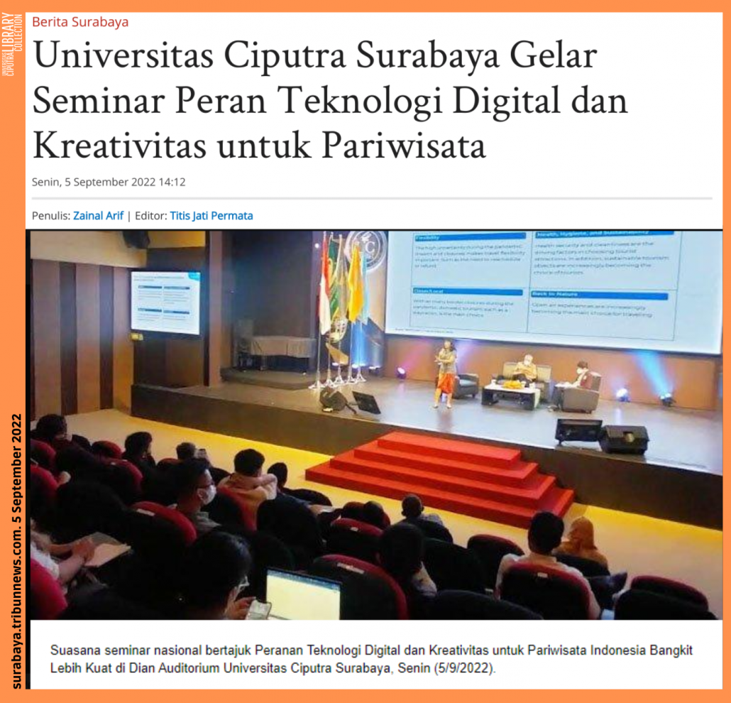 Universitas Ciputra Surabaya Gelar Seminar Peran Teknologi Digital dan ...