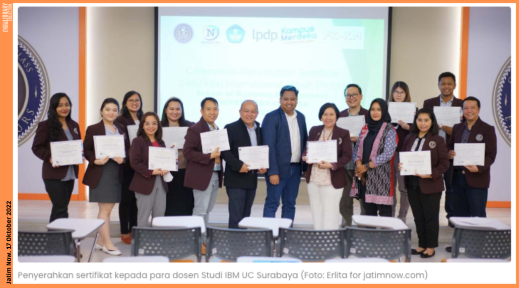 18 Dosen School of IBM Universitas Ciputra Surabaya Kini Bersertifikasi ...