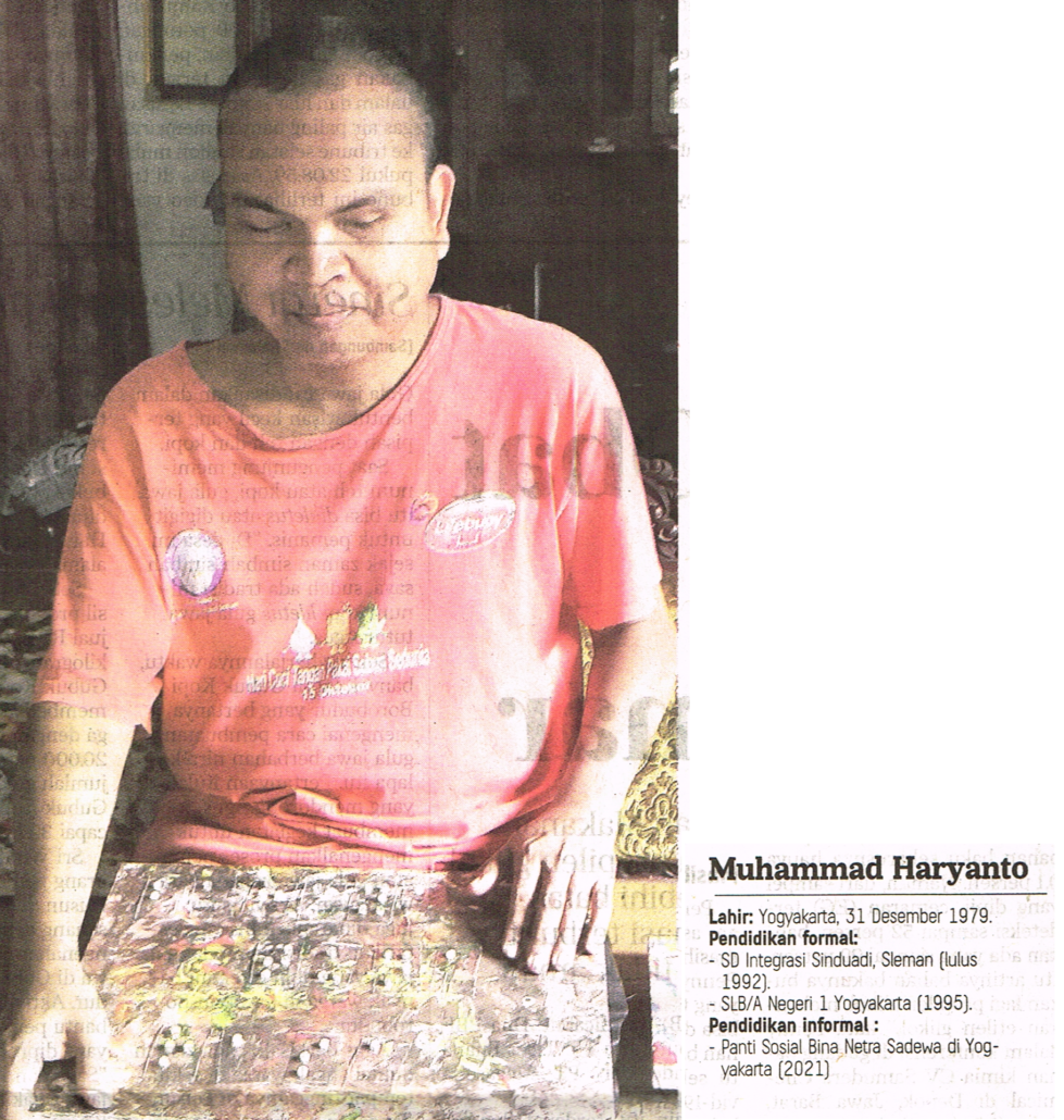 Muhammad Haryanto. Pelopor Seni Raba. Kompas. 10 November 2022. Hal. 16 ...