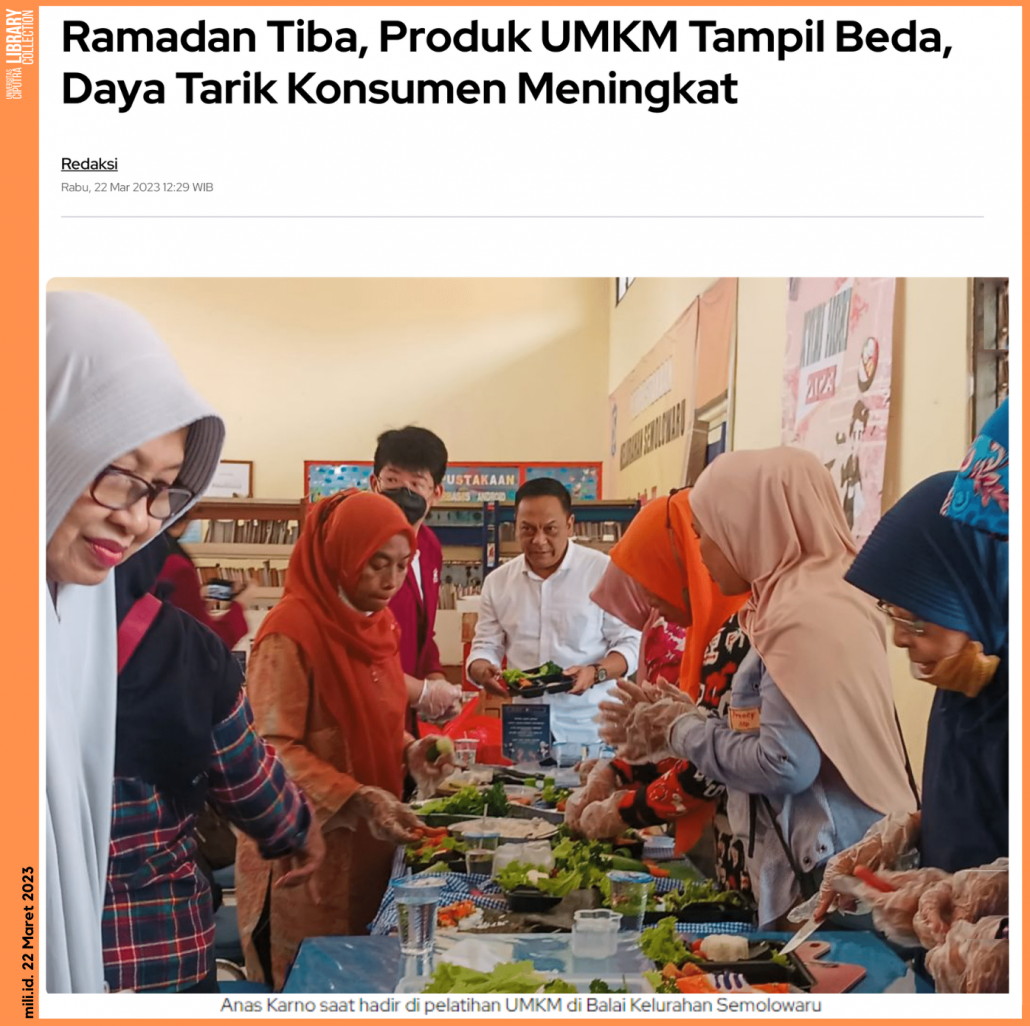 Ramadan Tiba, Produk UMKM Tampil Beda, Daya Tarik Konsumen Meningkat ...