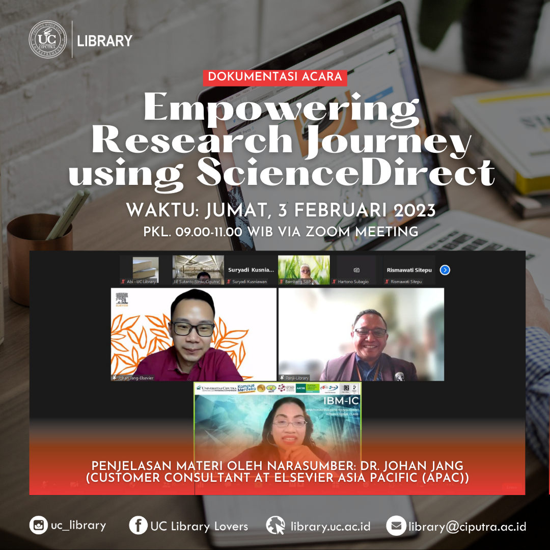 Information Literacy Class: Empowering Research Journey using ScienceDirect - Library
