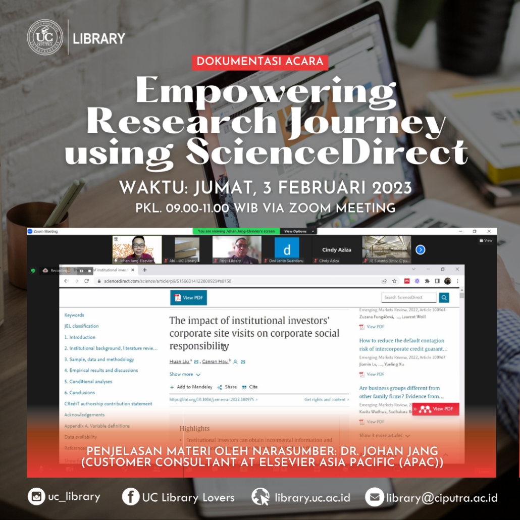 Information Literacy Class: Empowering Research Journey using ...