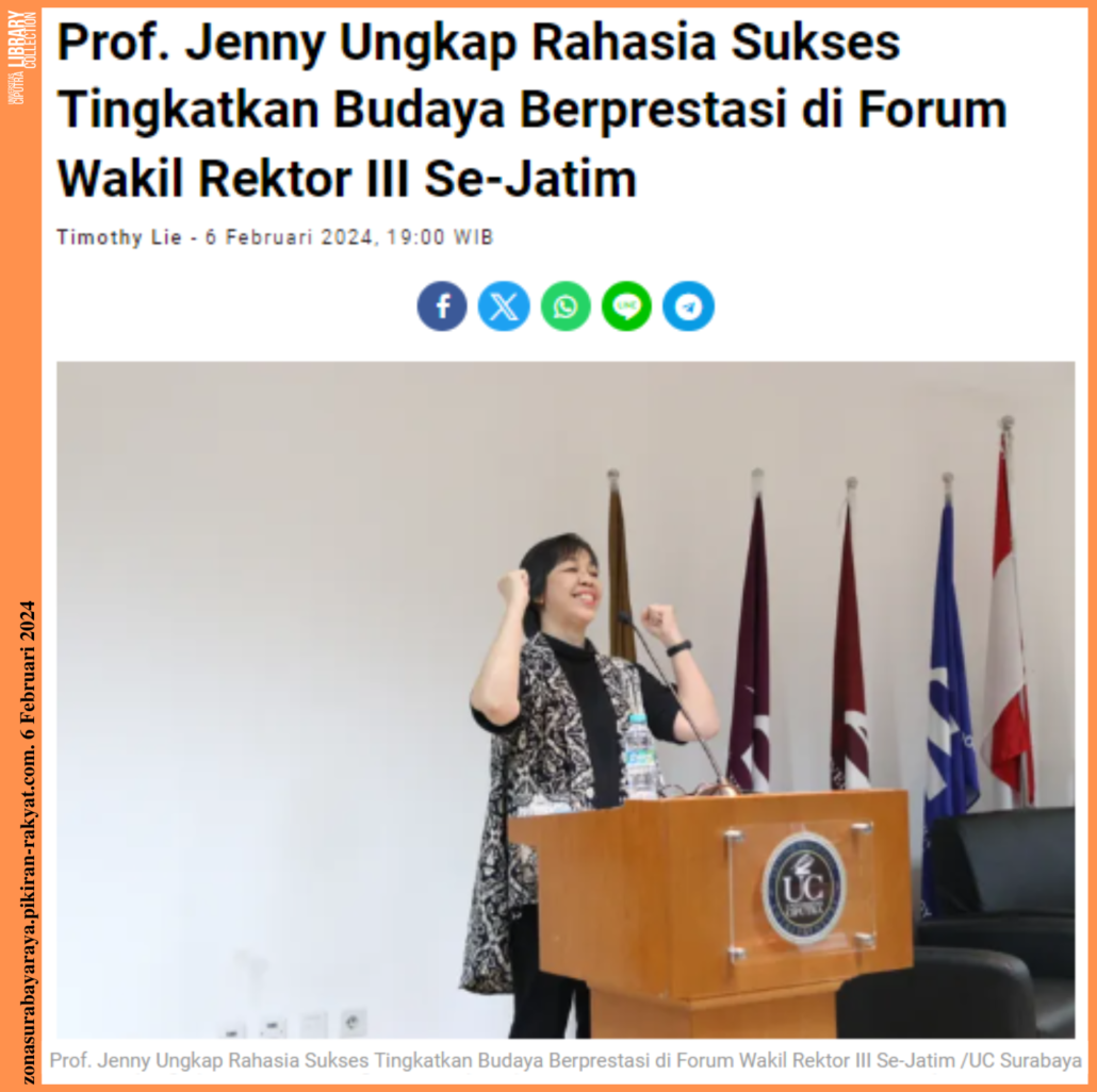 Prof. Jenny Ungkap Rahasia Sukses Tingkatkan Budaya Berprestasi di ...