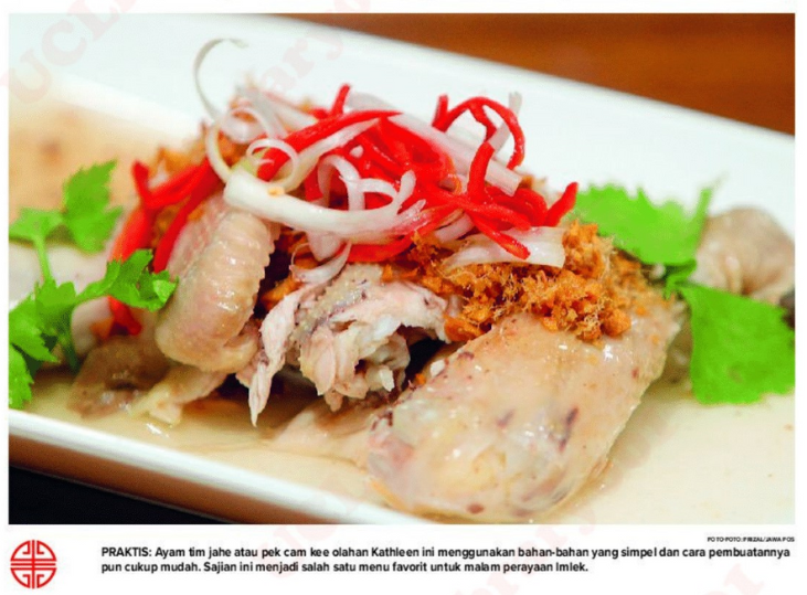 Hidangan Imlek Pek Cam Kee_Ayam Kampung, Harum Jahe, dan Kuah Kaldu nan Hangat. Jawapos. 28 ...