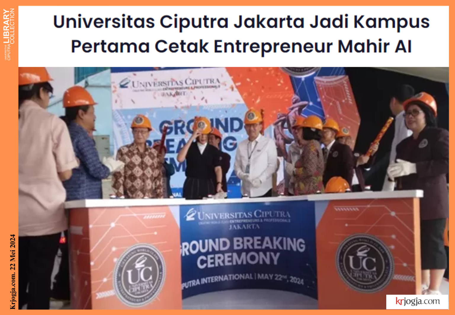Universitas Ciputra Jakarta Jadi Kampus Pertama Cetak Entrepreneur ...