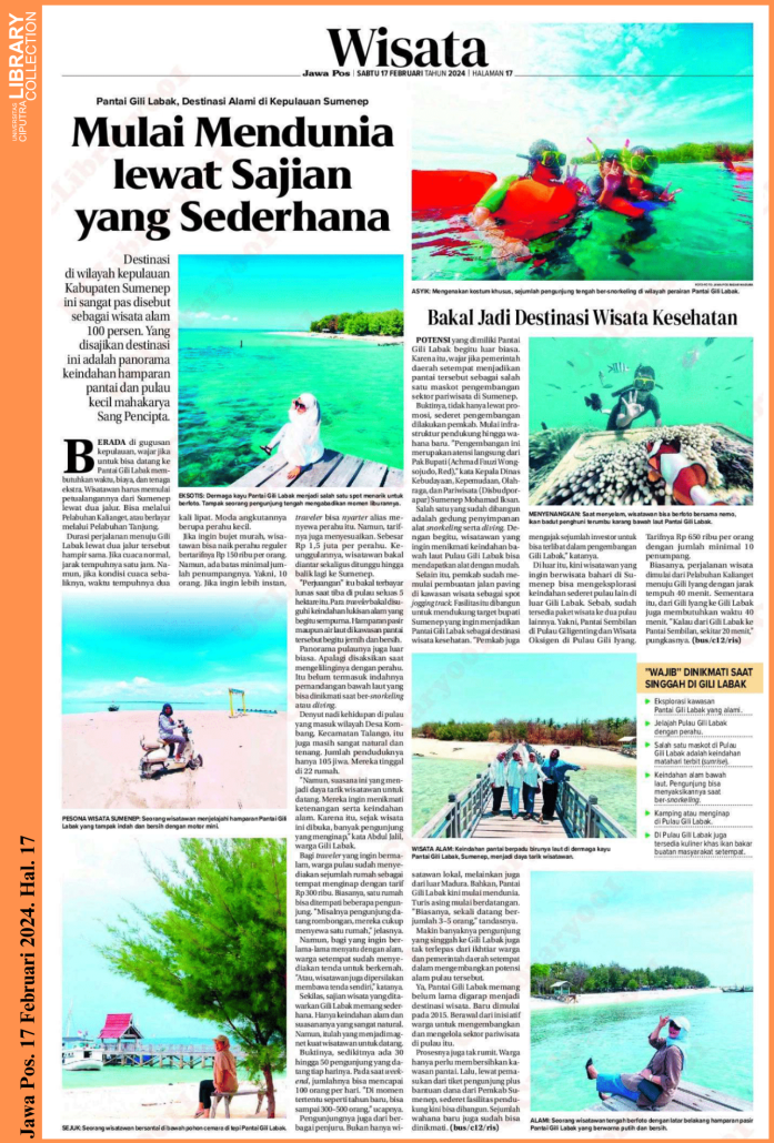 Pantai Gili Labak, Destinasi Alami di Kepulauan Sumenep. Mulai Mendunia ...