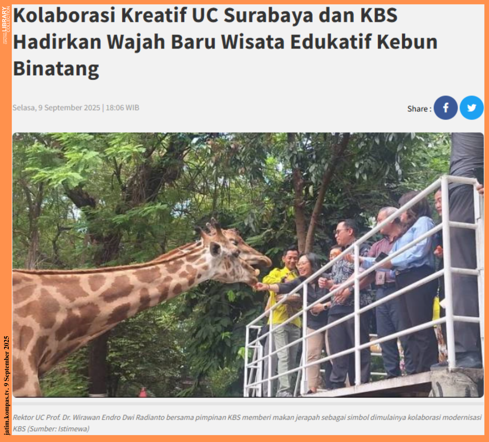 Kolaborasi Kreatif UC Surabaya dan KBS Hadirkan Wajah Baru Wisata ...