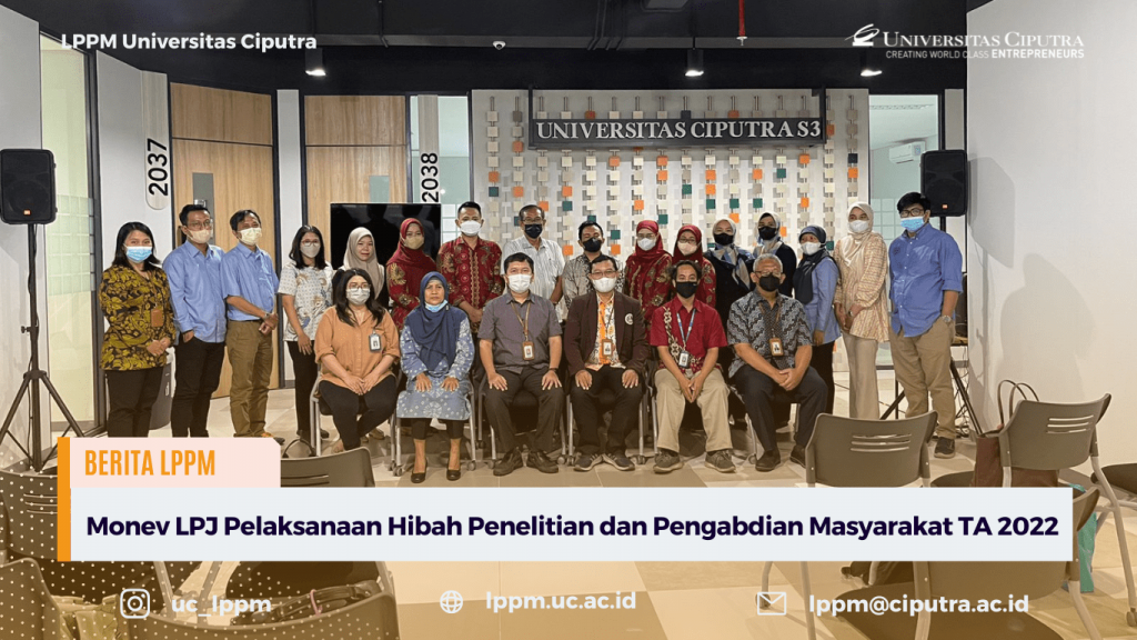Universitas Ciputra Menjadi Host Monev LPJ Pelaksanaan Hibah Penelitian ...