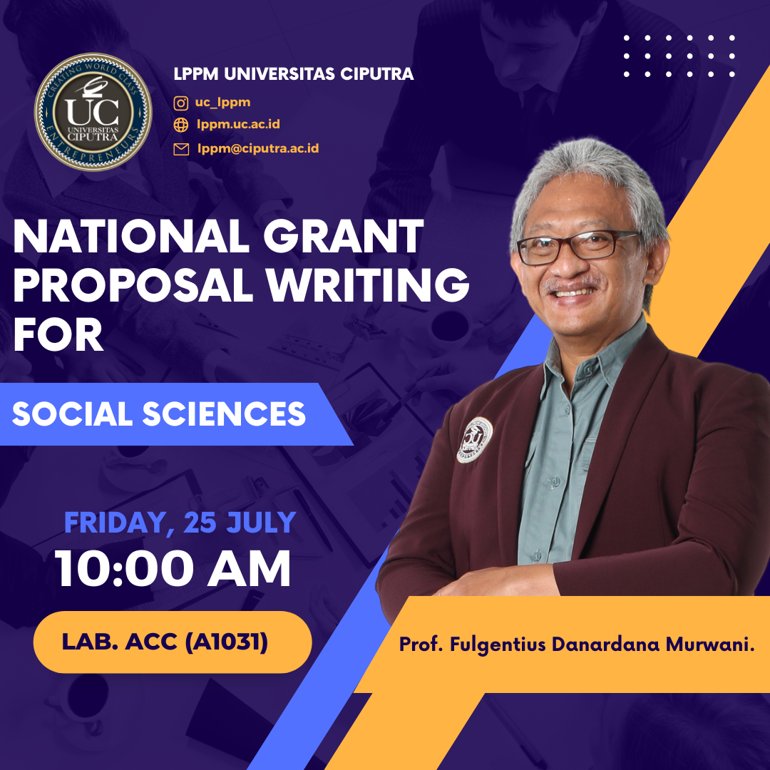 National Grant Proposal Writing for Social Sciences - Lembaga ...