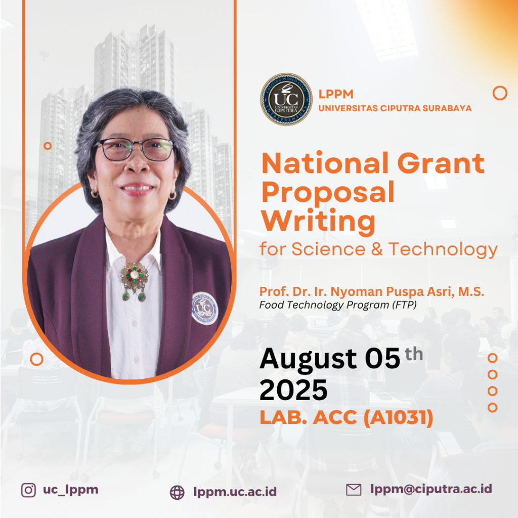 National Grant Proposal Writing for Science & Technology - Lembaga Penelitian dan Pengabdian ...