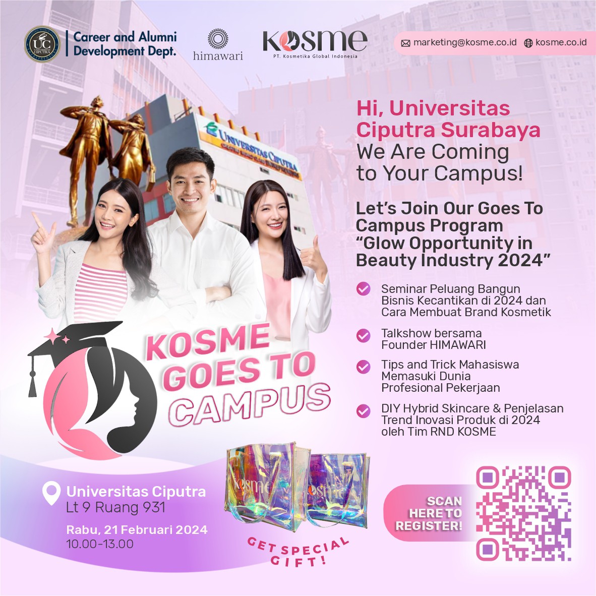 UC Career Talk - Career Insight with Kosme - Ikatan Alumni Universitas ...