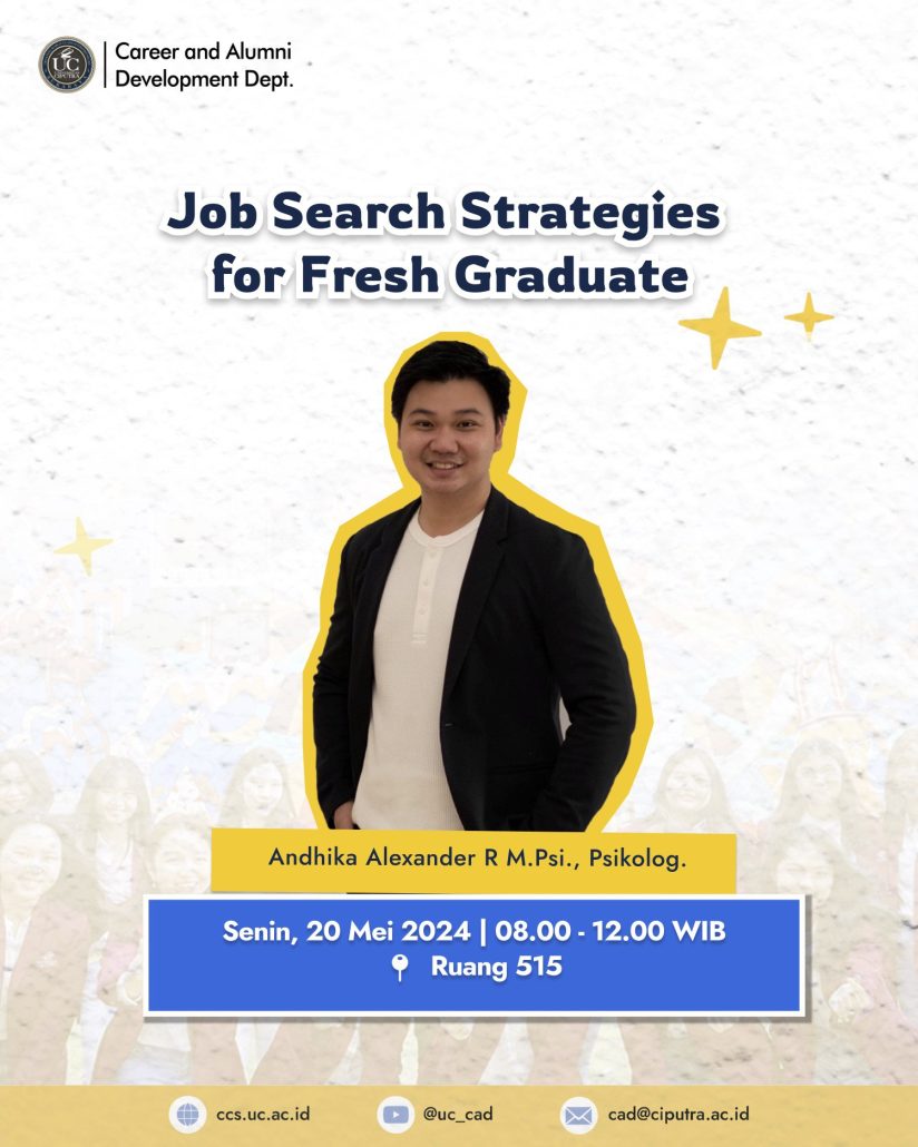Job Search Strategies for Fresh Graduate - Ikatan Keluarga Alumni ...